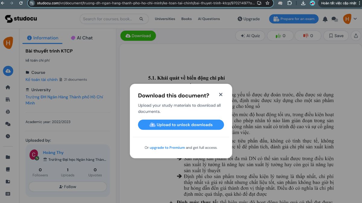 Hướng dẫn cách sử dụng Studocu chi tiết nhất